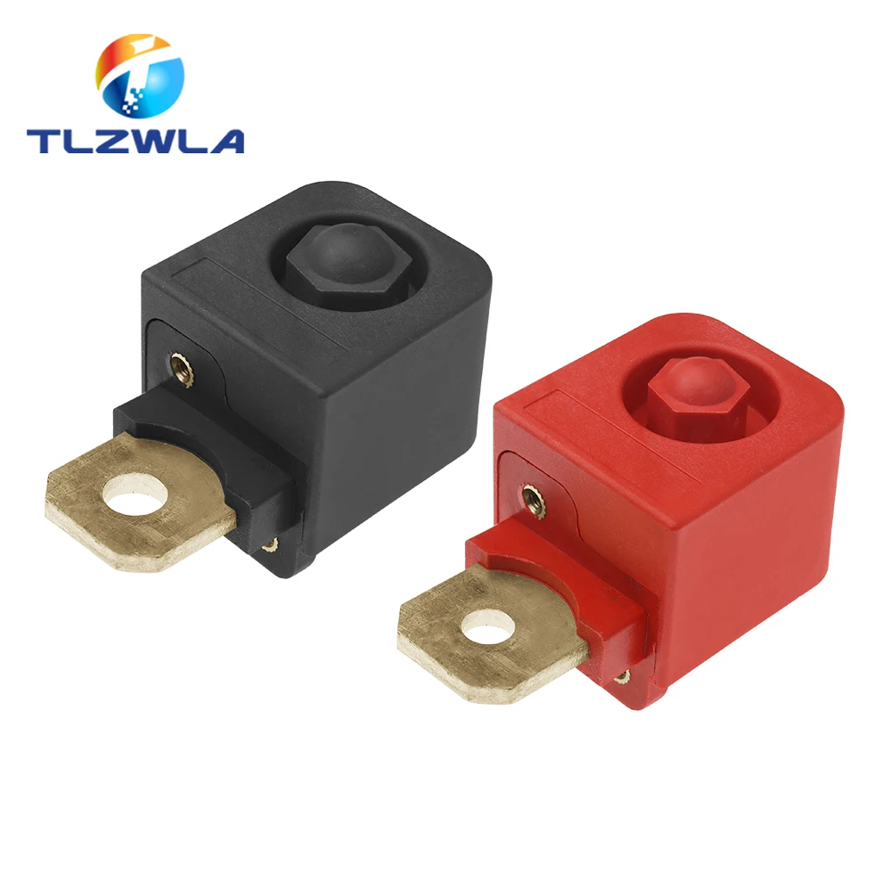 2PCS-M6-M8-Terminals-True-Copper-300A-Binding-Post-Inverter-Terminal ...