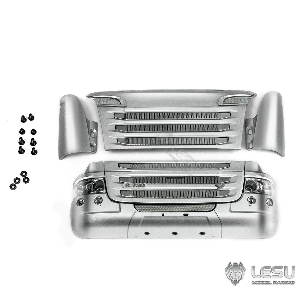 LESU-Metal-R730-Front-Face-Net-Bumper-Set-for-1-14-RC-Tractor-Truck ...