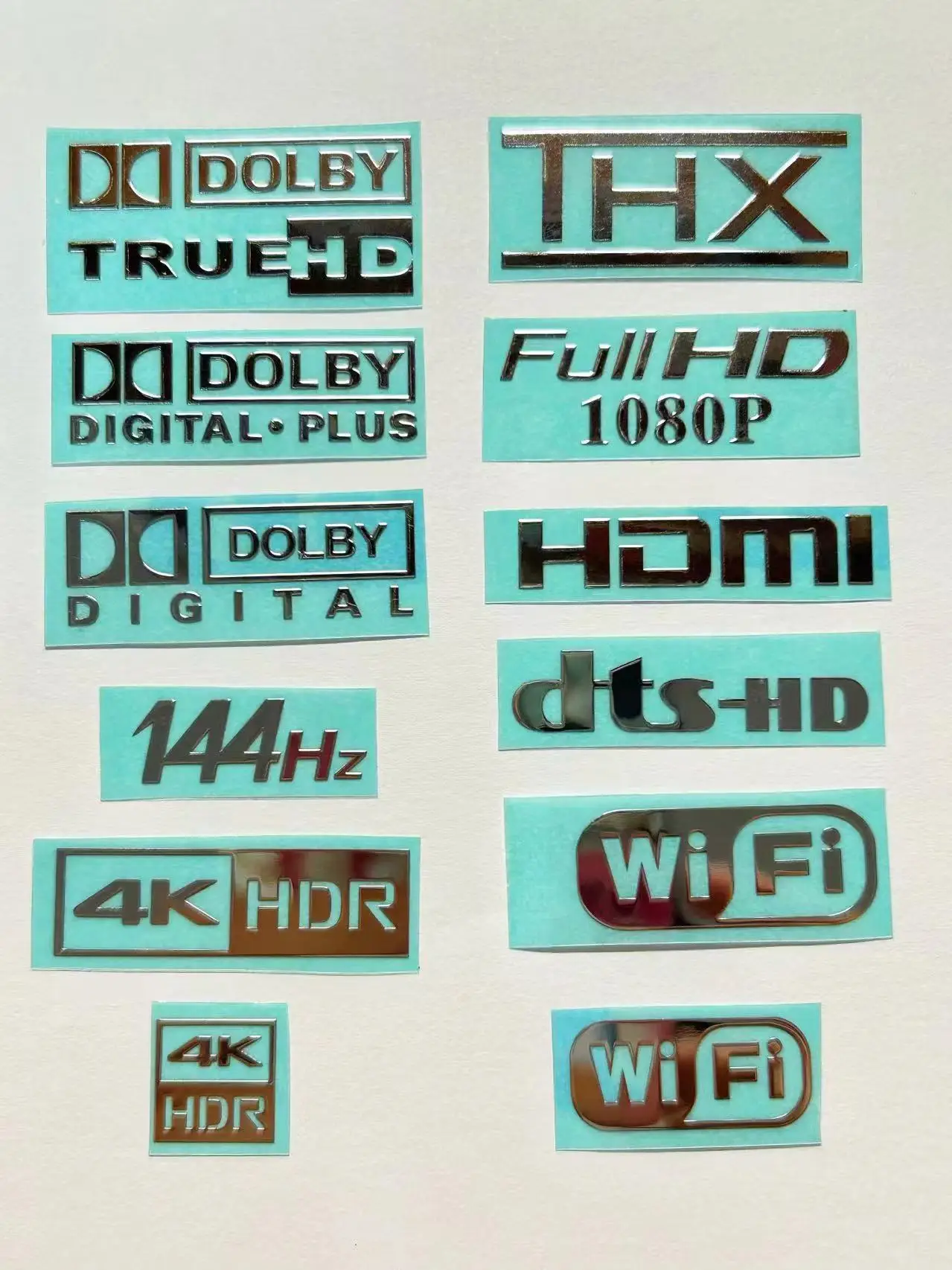 Dolby-Bluetooth-WIFI-THX-DTS-NFC-4K-HD-1080P-Metal-sticker-Mobile-PC ...