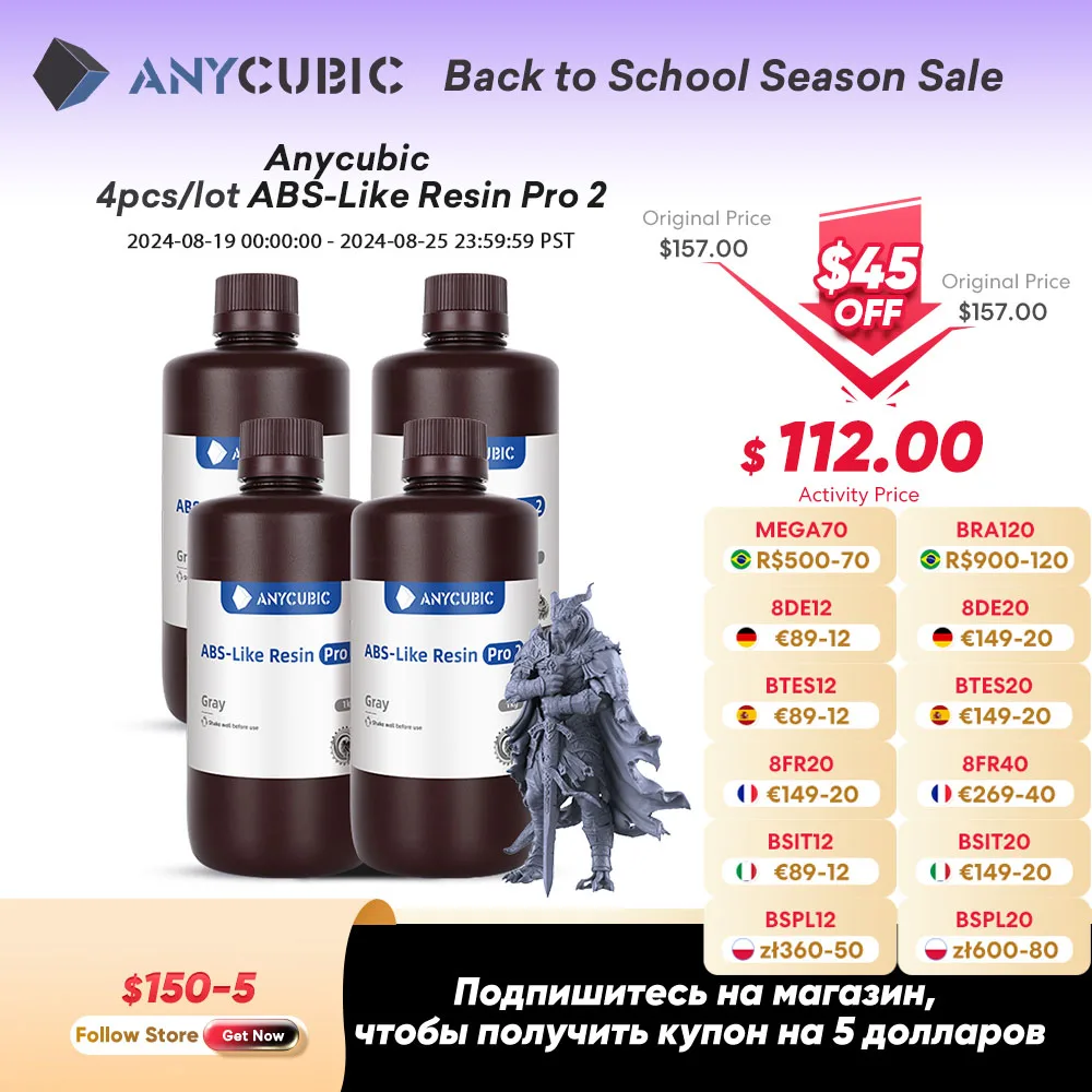 ANYCUBIC-ABS-Like-Pro-2-Resin-3D-Printing-Material-For-LCD-SLA-3D ...