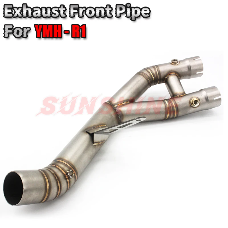 For-YAMAHA-YZF-R1-YZF-R1-Exhaust-Motorcycle-Mid-Pipe-Link-Modified-Slip ...