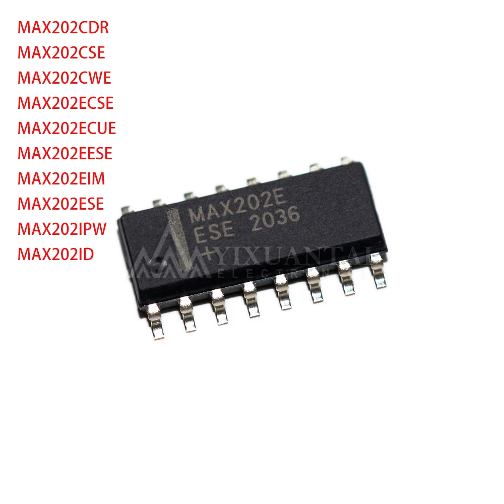10PCS-NEW-Original-MAX202-MAX202CDR-MAX202CSE-MAX202CWE-MAX202ECSE ...