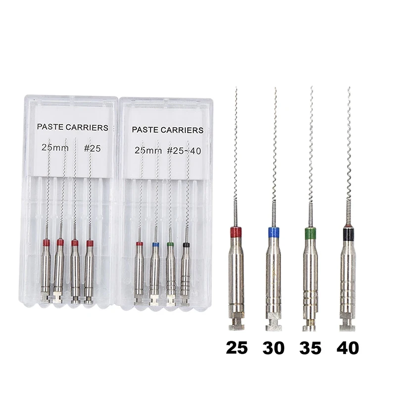 1 Pack Dental Lentulo Paste Carriers Endodontic Reamers Drill Burs Endo ...