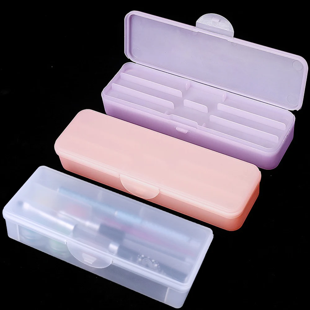 Double-layer-Nails-Art-Organizer-Box-Storage-Rectangle-Manicure ...