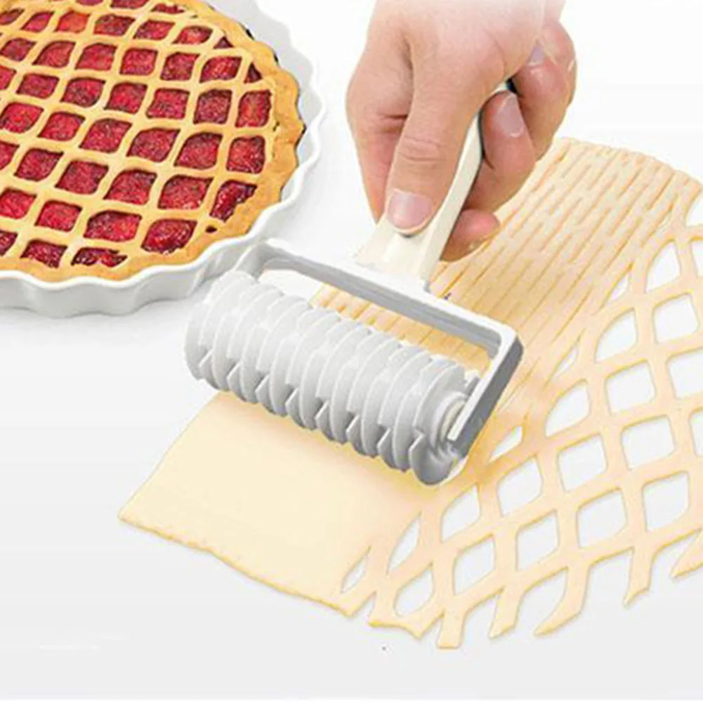 Baking-Tool-Cookie-Pie-Pizza-Bread-Pastry-Lattice-Roller-Cutter-Plastic ...