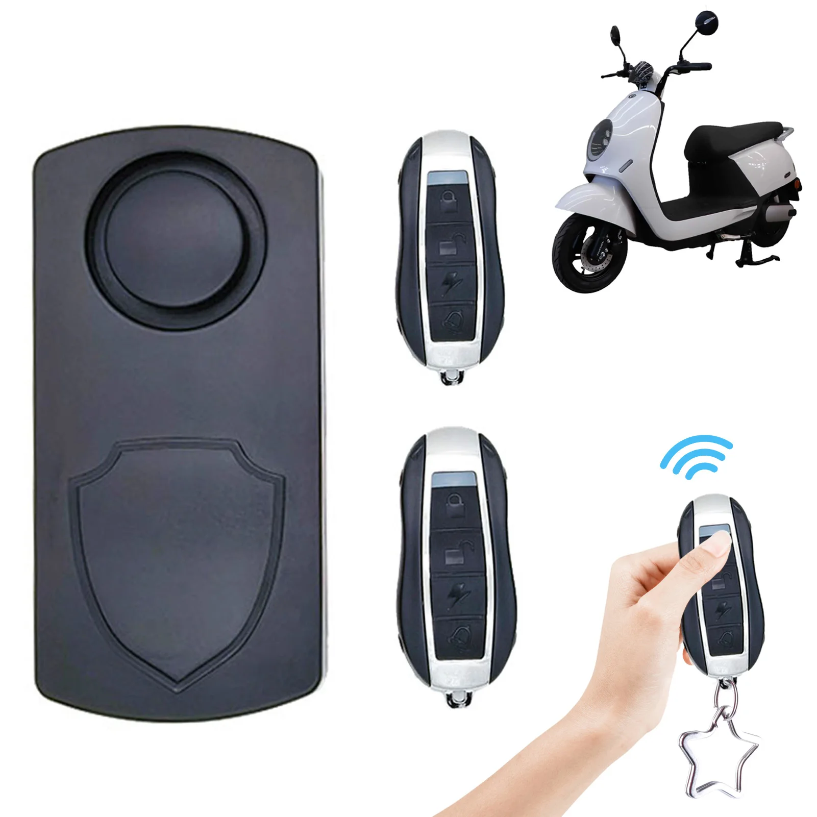 Waterproof-Motorcycle-Bike-Anti-Theft-Alarm-Wireless-Remote-Control ...