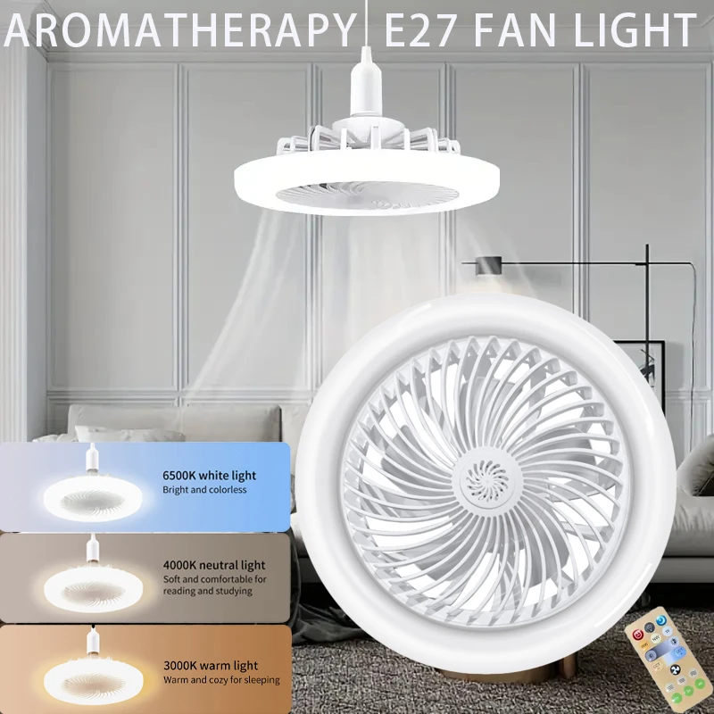 2-in-1-Fan-Light-E27-Modern-Silent-LED-Ceiling-Fan-Light-with-Remote ...