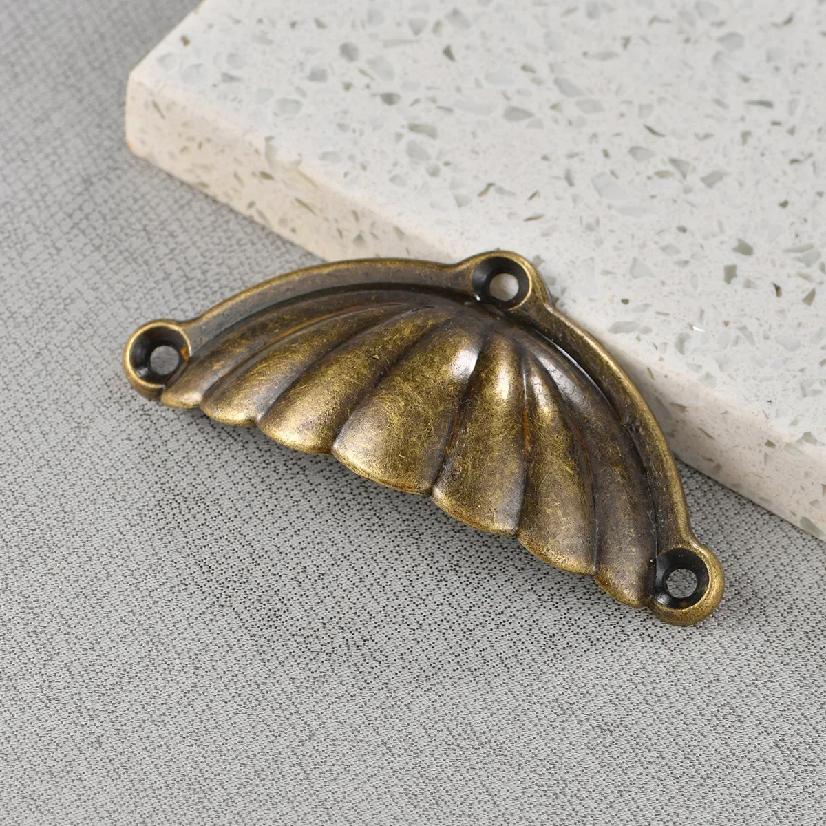 10PCS Antique Shell Handles, Drawer Handles Semi-Circular Dumplings ...