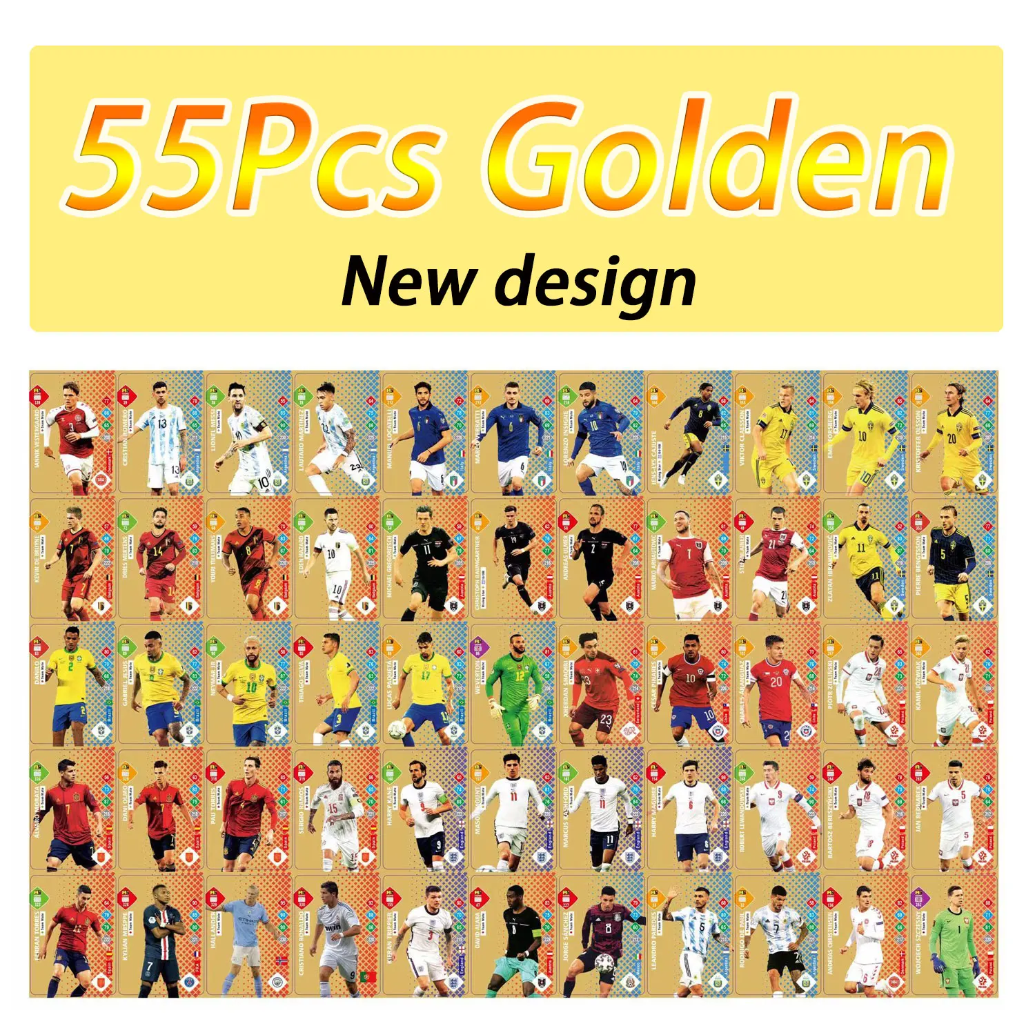 Plastic Ballsuperstar World Football Star Golden Cards Limited ...