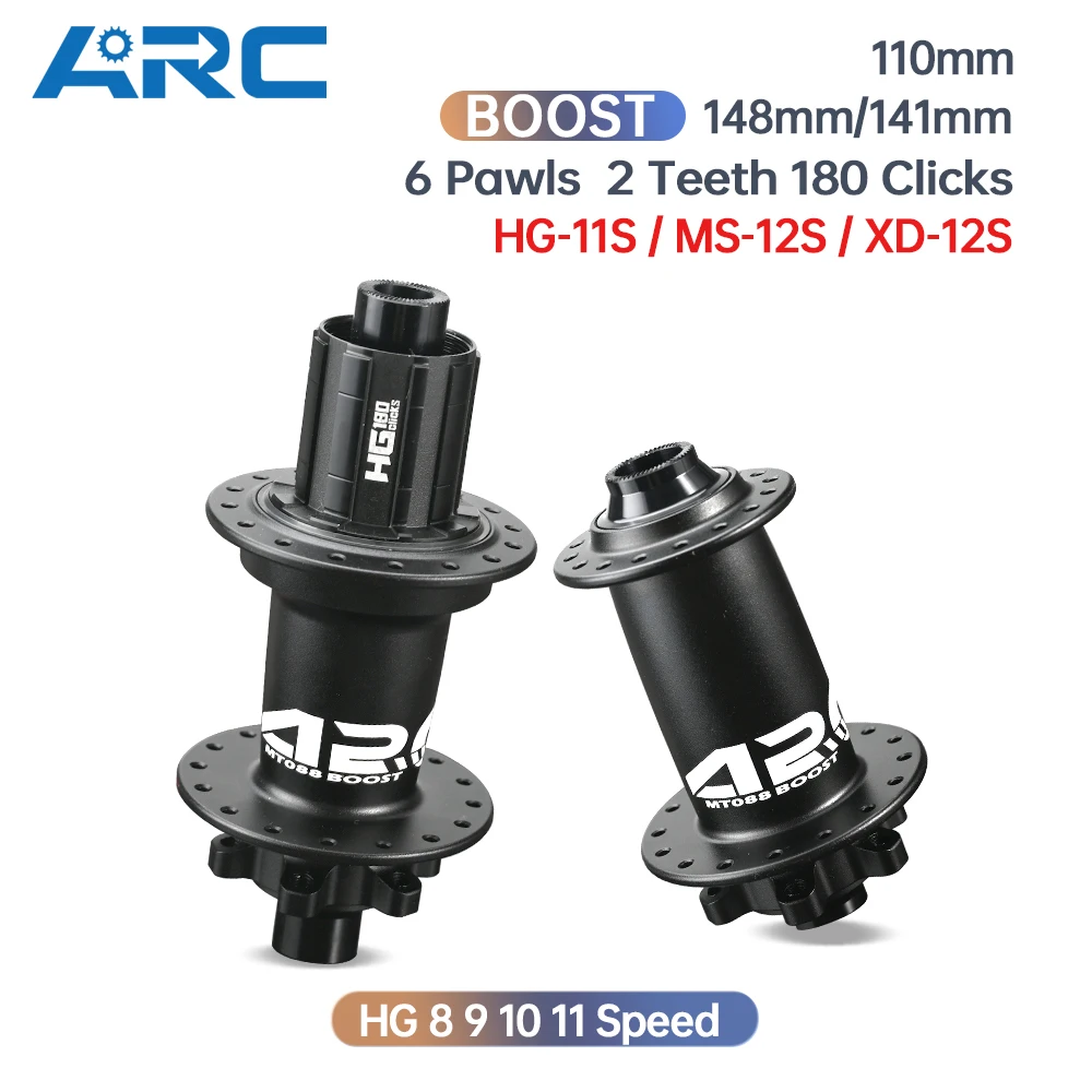 ARC BOOST MTB Bike Hub 148x12 141x10 Bicycle Hubs Aluminium 6 Claws 180 ...