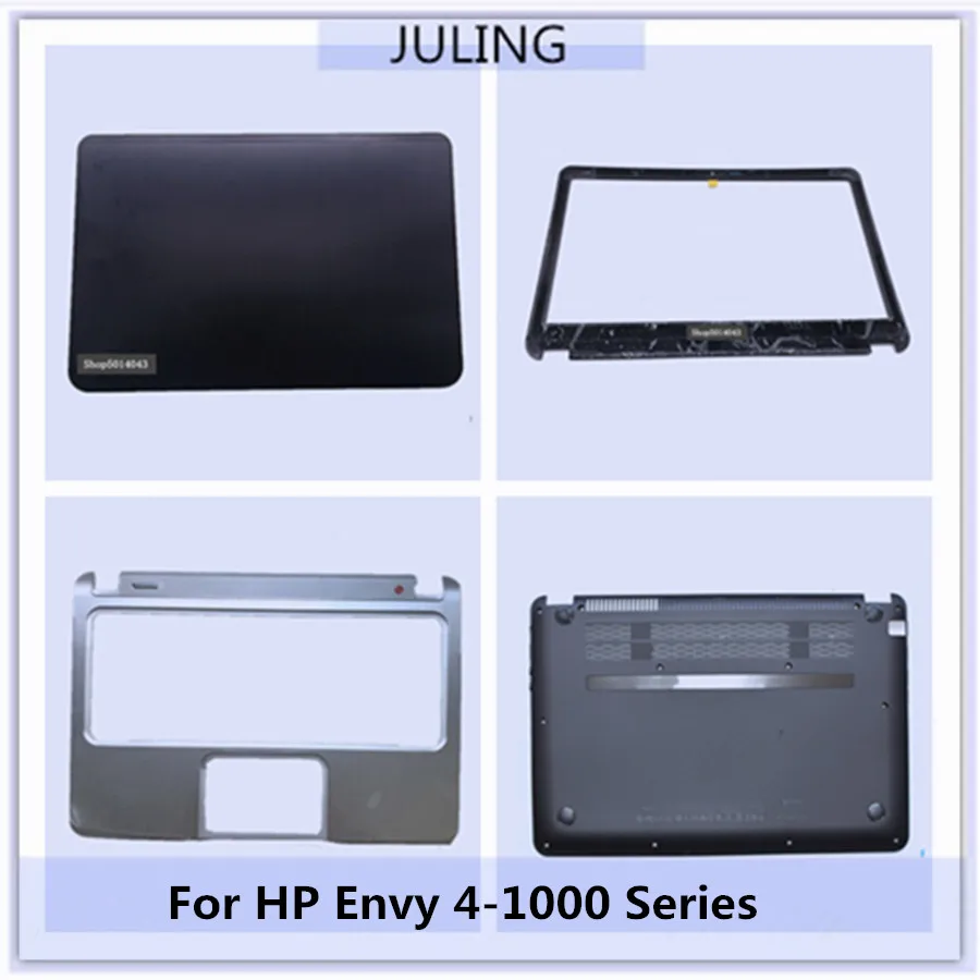 Para HP Envy serie 4 1000, cubierta superior trasera de portátil Original/bisel frontal LCD ...