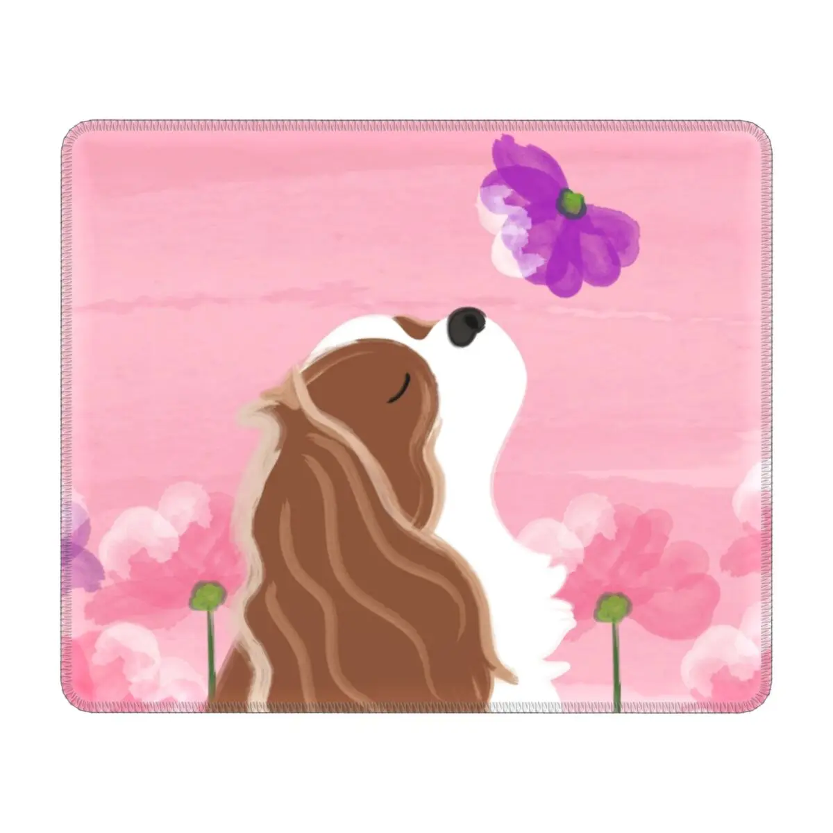 Romantic-Cavalier-King-Charles-Spaniel-PC-Desk-Mouse-Pads-Mousepad-with ...