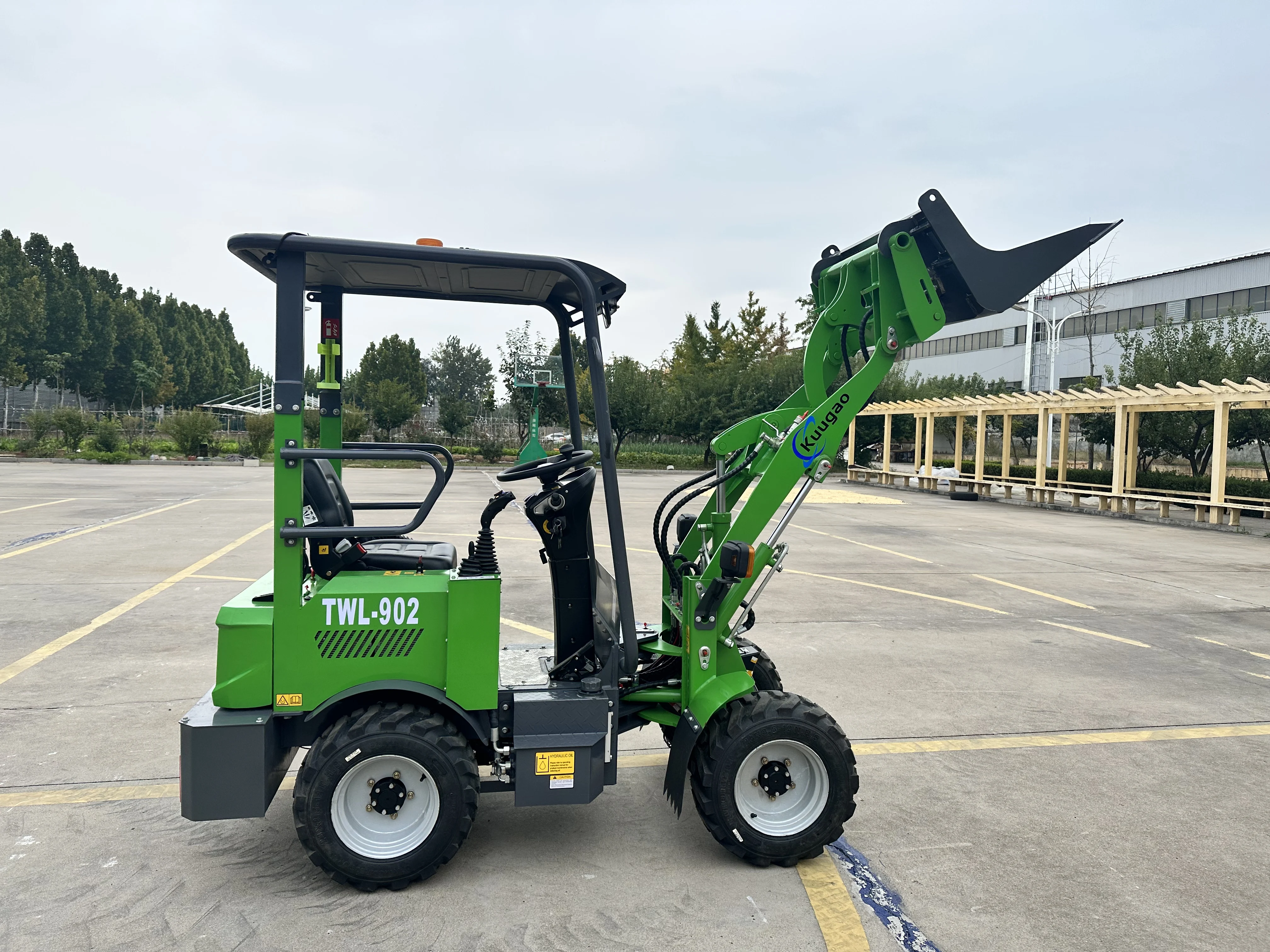 Wheel Loader Electric Mini loader With Large Capacity front loader Free ...