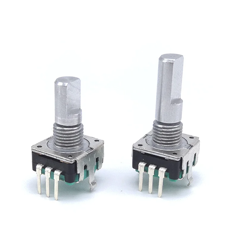 2pcs-360-Degree-Potentiometer-EC12-Rotary-Encoder-RE12-Audio-Coding-5pins-24-Positions-With-Push ...