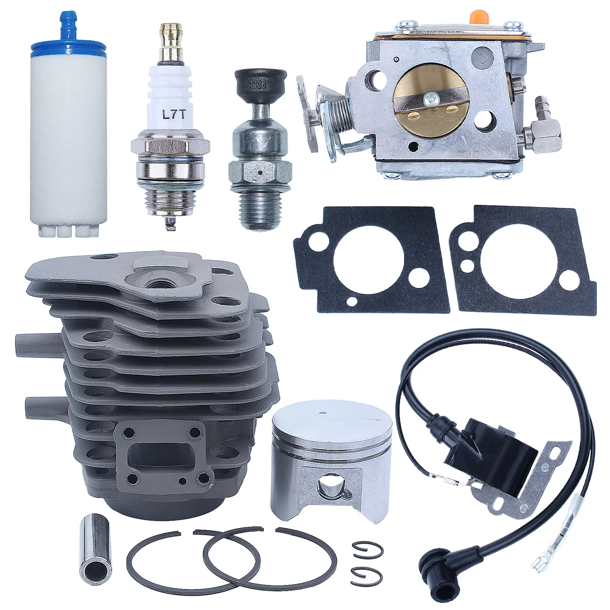 50mm-Cylinder-Piston-Carburetor-Ignition-Coil-Repair-Kit-for-Husqvarna ...