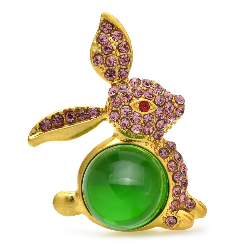 Wuli-baby-Resin-Rabbit-Brooches-For-Women-3-color-Lovely-Rhinestone ...