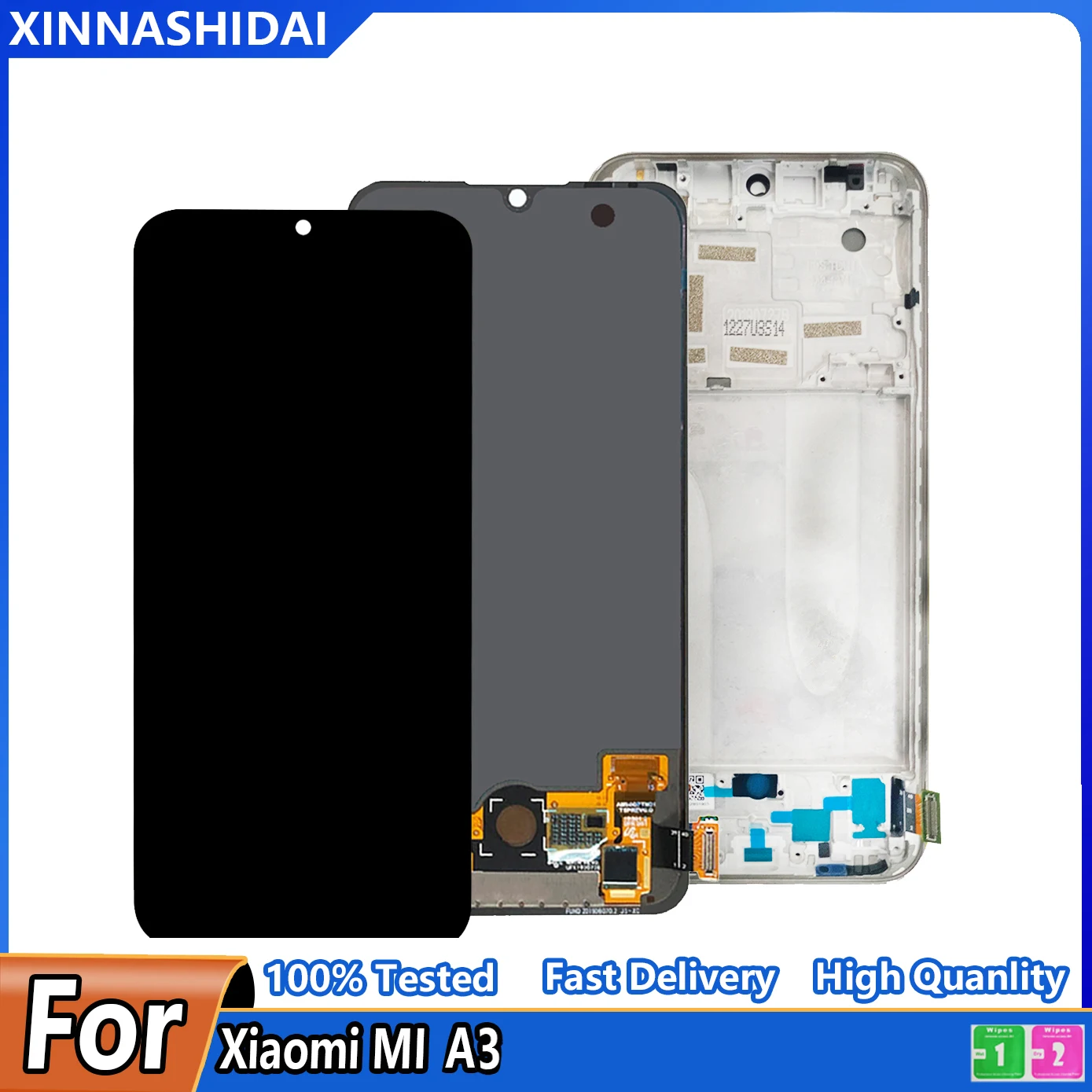 Pantalla-LCD-Super-AMOLED-para-Xiaomi-Mi-A3-montaje-de-digitalizador ...