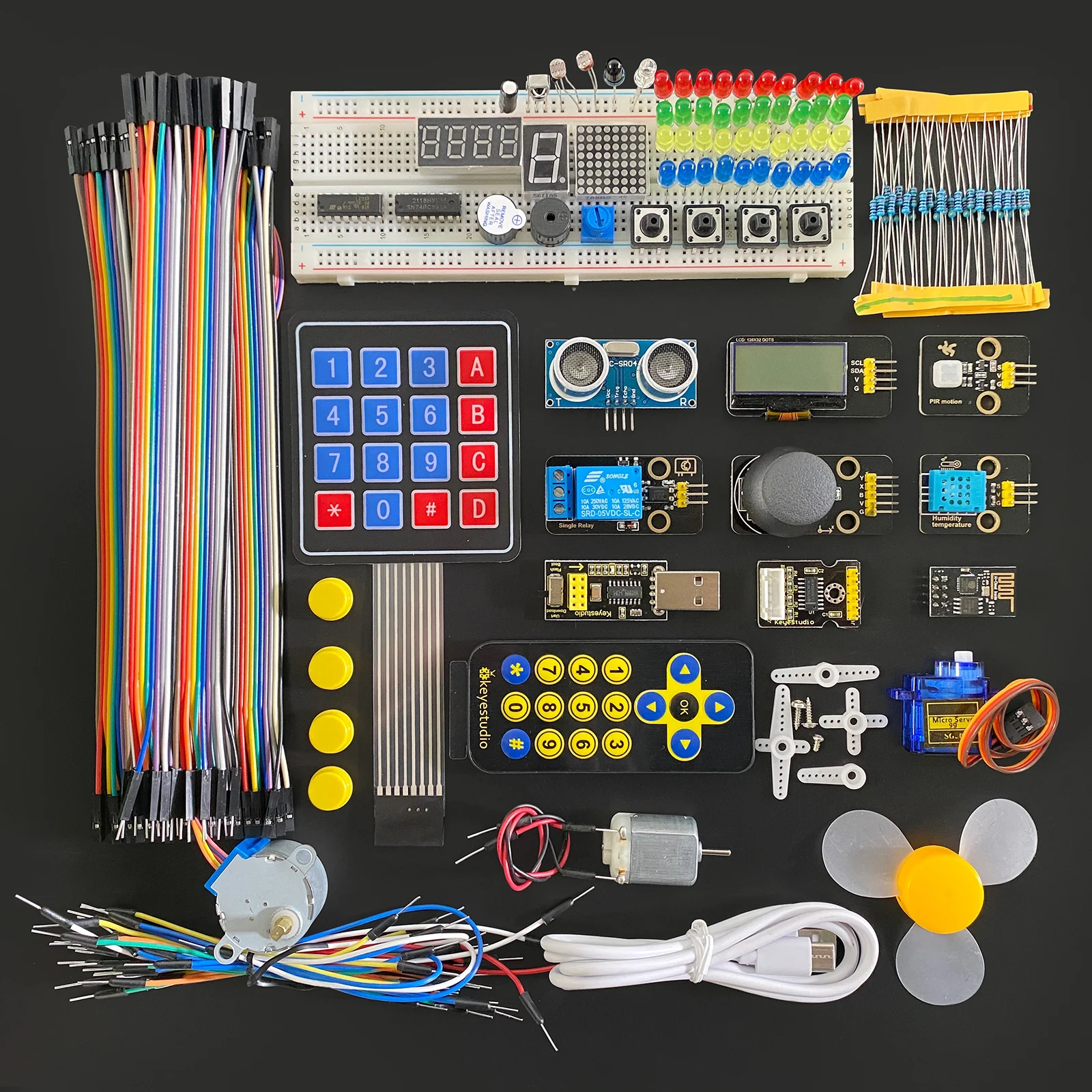 Keyestudio STEM Complete IOT Starter Kit For Arduino UNO Starter Kit ...