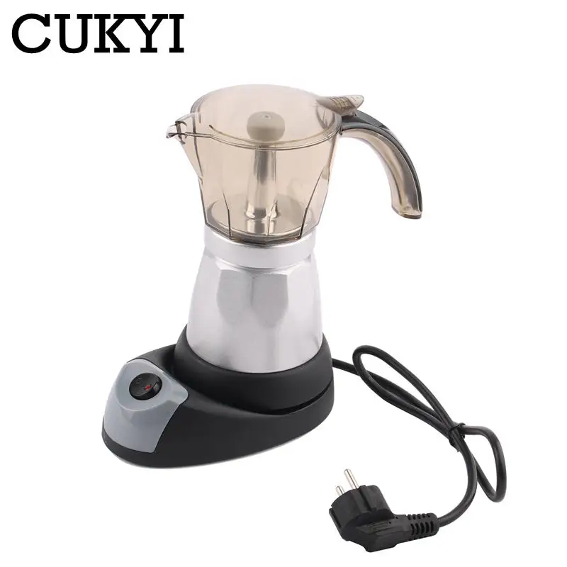 CUKYI Electrical Espresso Moka Pot Coffee Percolators Italian Mocha ...