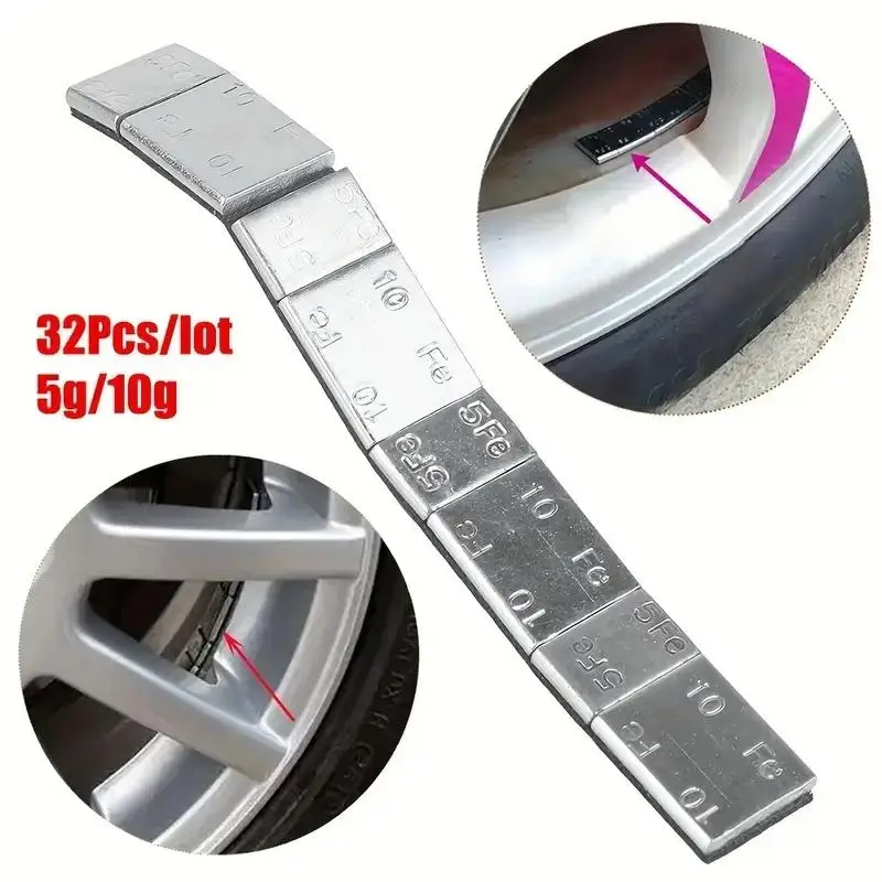 5/10g Counterweight Block With Adhesive Rubber Wheel Chassis ...