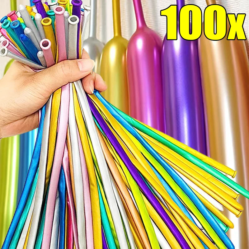 Globos-de-l-tex-brillantes-de-tira-larga-bolas-de-aire-inflables-de ...