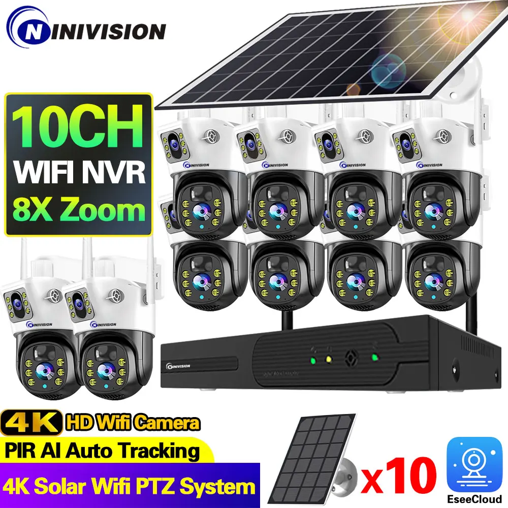 100-Wire-Free-Solar-PTZ-Dual-Lens-8X-Zoom-Home-Security-IP-Camera ...