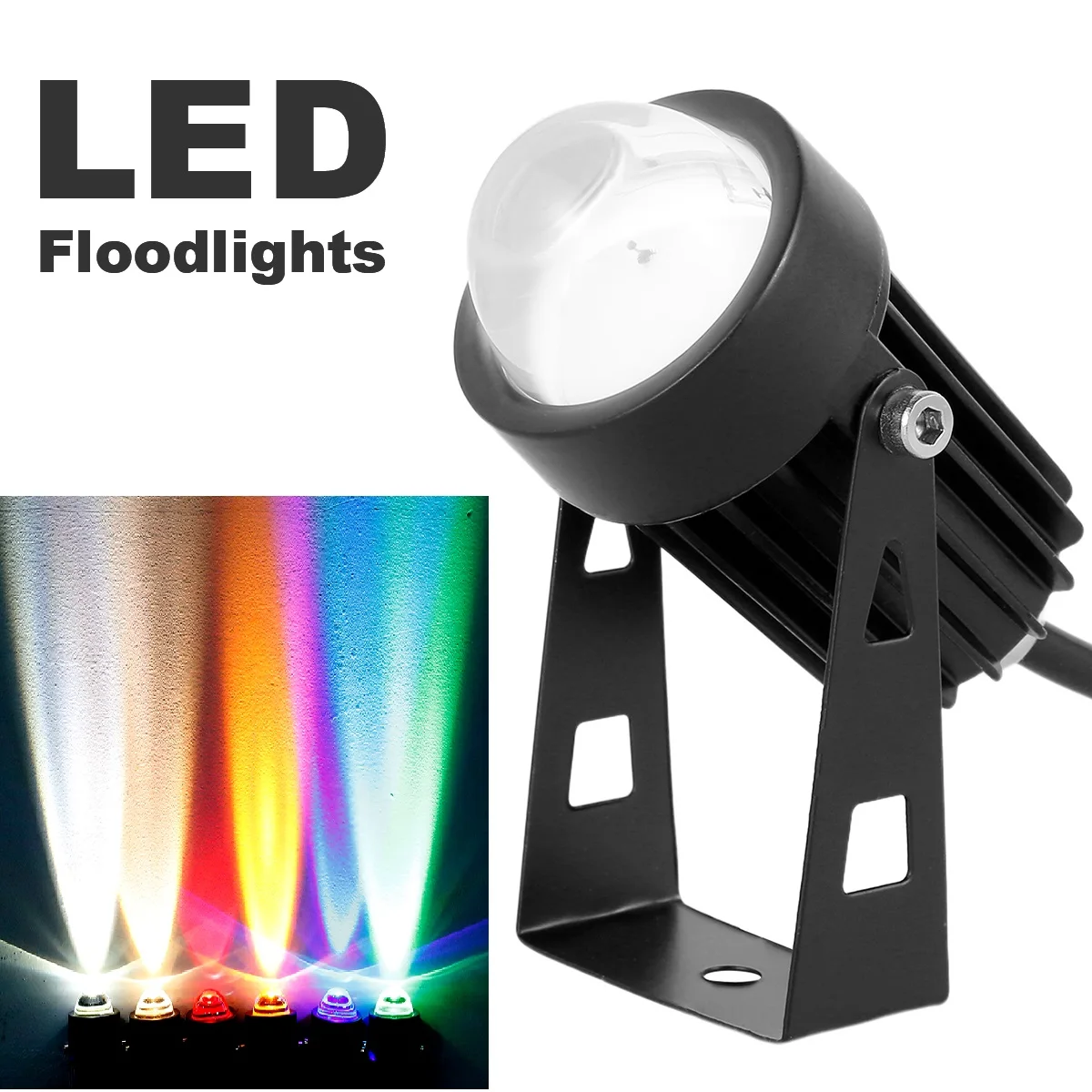 LED-Spotlight-5W-Night-Light-Outdoor-WallLamp-Long-Distance-Floodlight ...