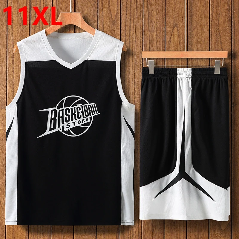 Summer men's sports vest shorts sets trendy chubby fast drying plus ...