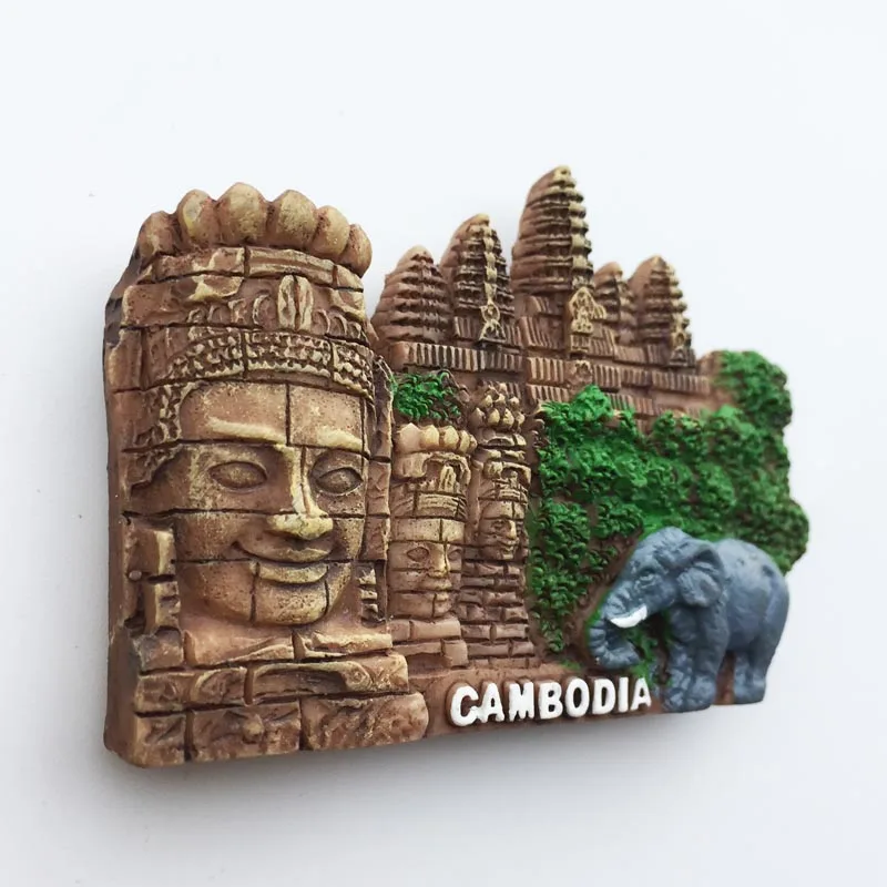 Cambodia-Travelling-Fridge-Magnetic-Stickers-Angkor-Wat-Tourist ...