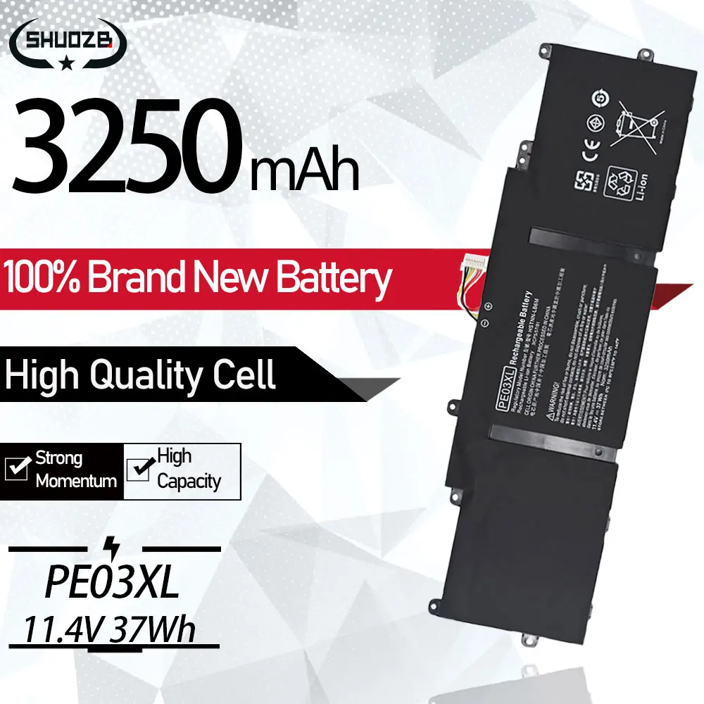 New PE03XL HSTNN LB6M Laptop Battery For HP Chromebook 210 G1 11 G3 G4 767068 005 766801 421 TPN ...