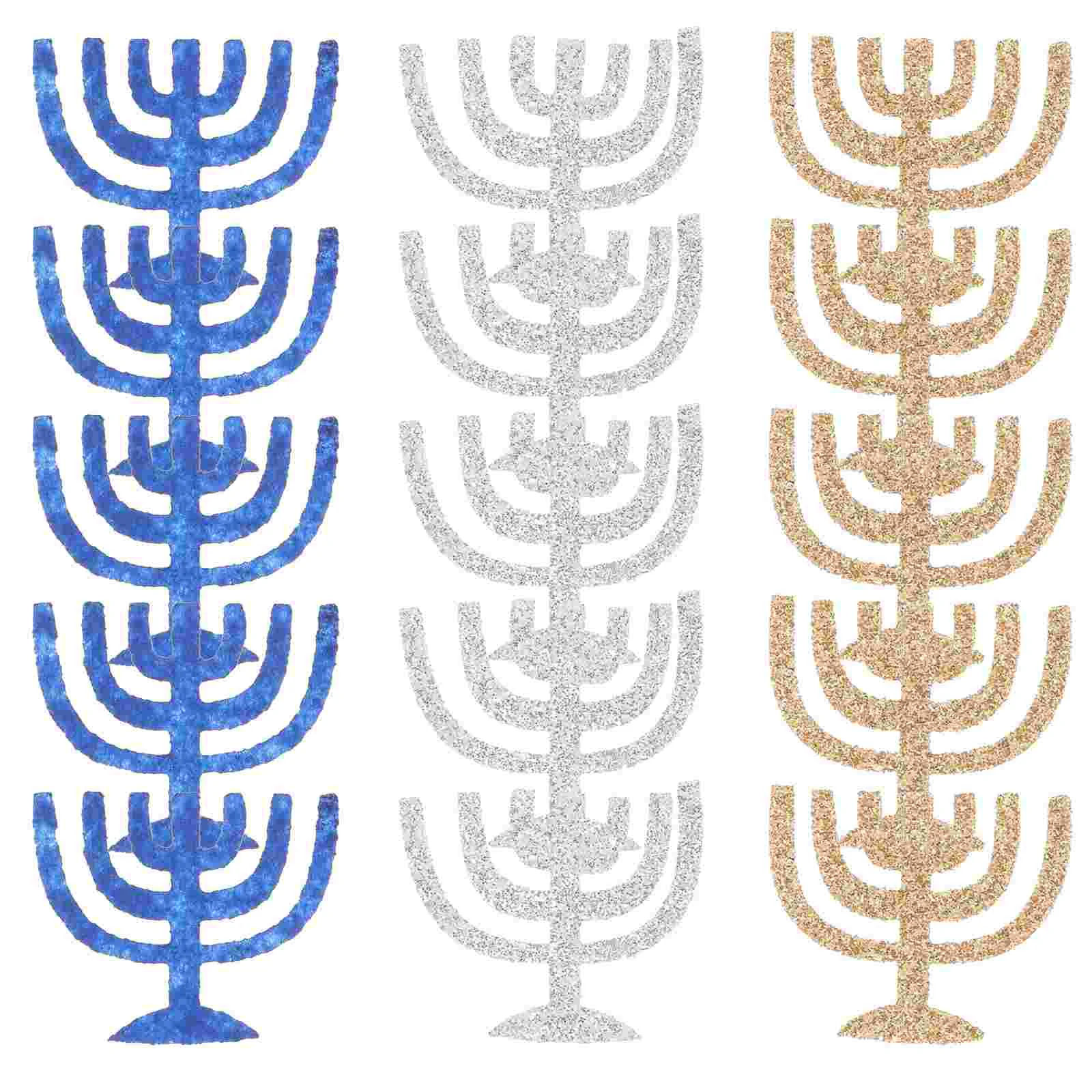 50-Pcs-Christmas-Hanukkah-Decoration-Table-Jewish-Decorations-Non-woven ...