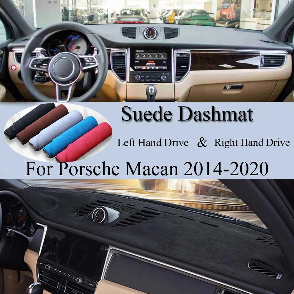 For Porsche Macan 2014 2015 2016 2017 - 2020 Turbo GTS S Suede Dashmat ...