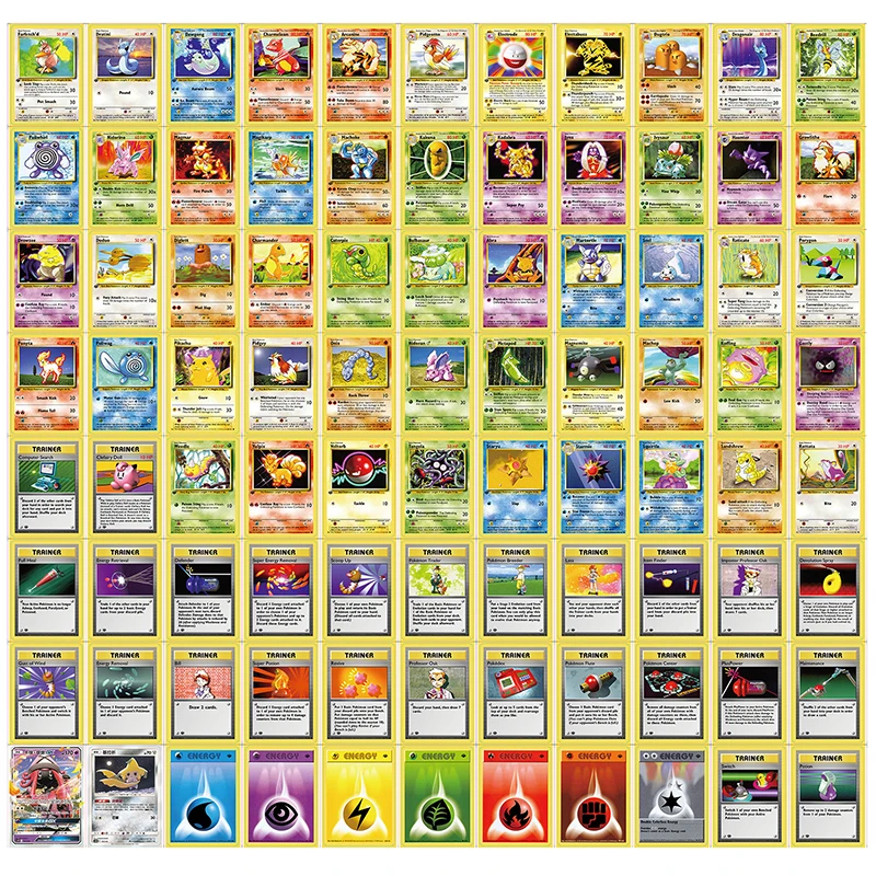 Original Pokemon Cards List Of 150