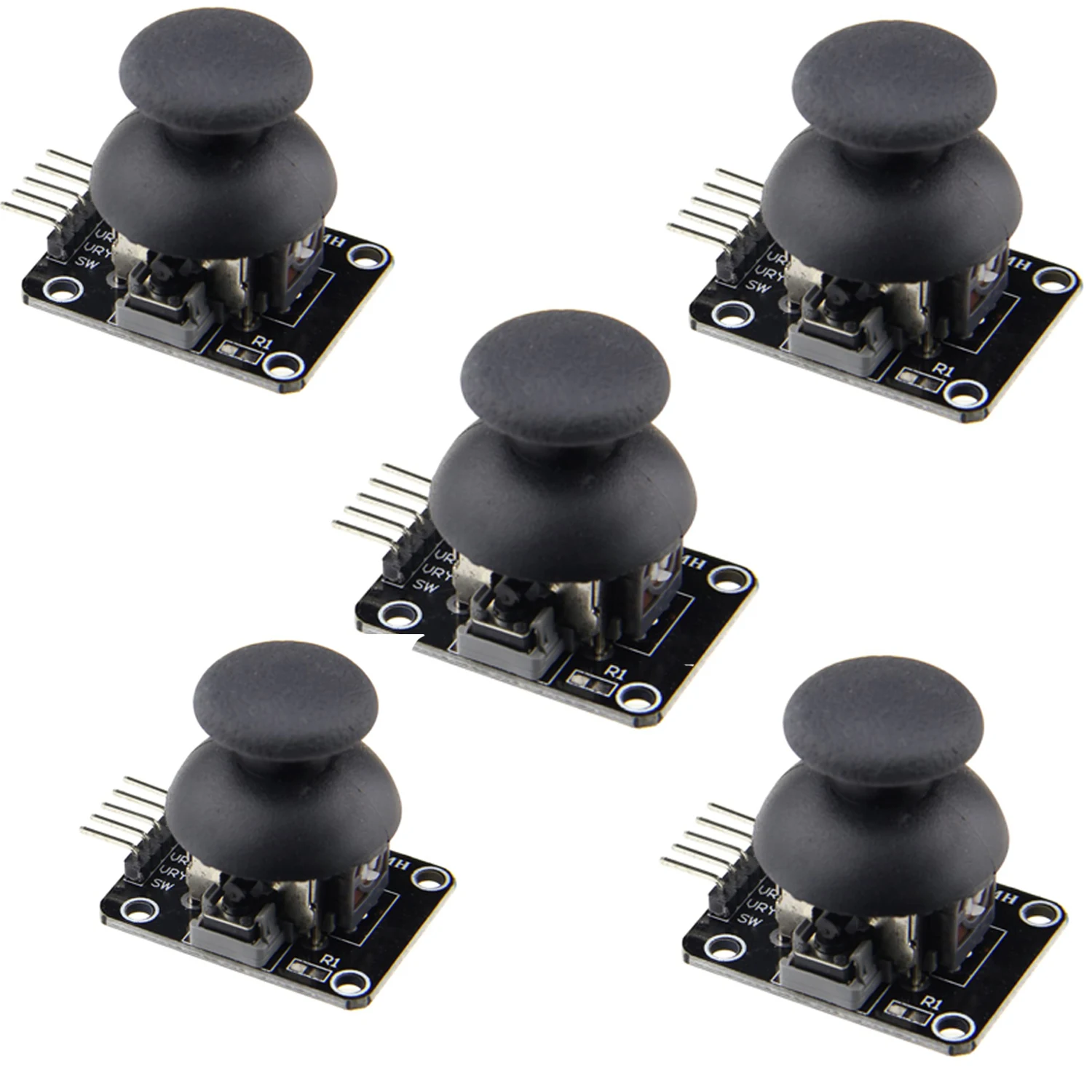 5PCS For Arduino Dual-axis XY Joystick Module Higher Quality PS2 Joystick Control Lever Sensor ...