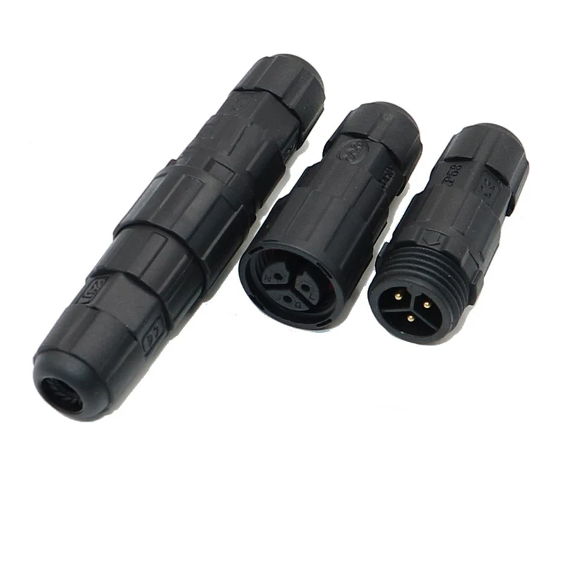 M16 Waterproof Cable Connector IP68 2 4 5 6 7 8 Pin Electrical Wire ...