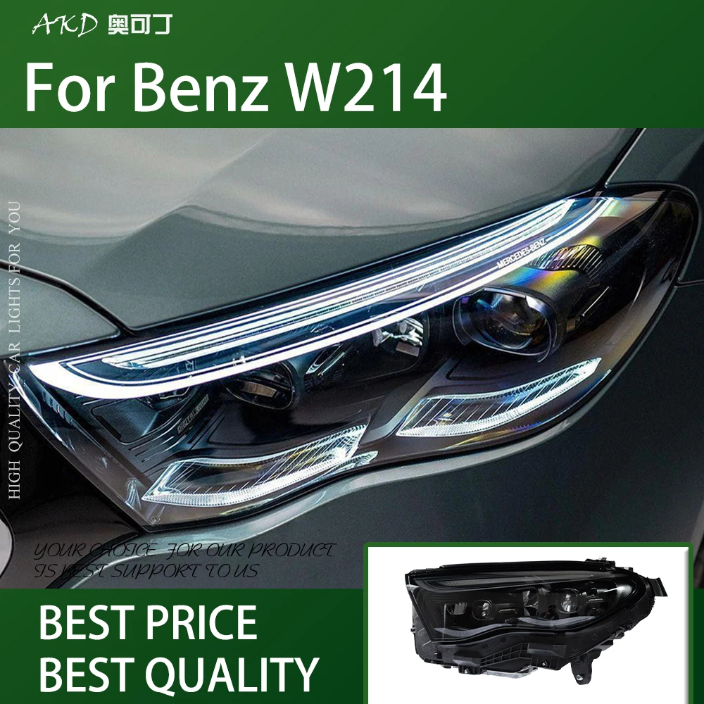 For Benz E class W214 Headlights 2024-2025 DRL 12V H7 LED Bi Xenon ...