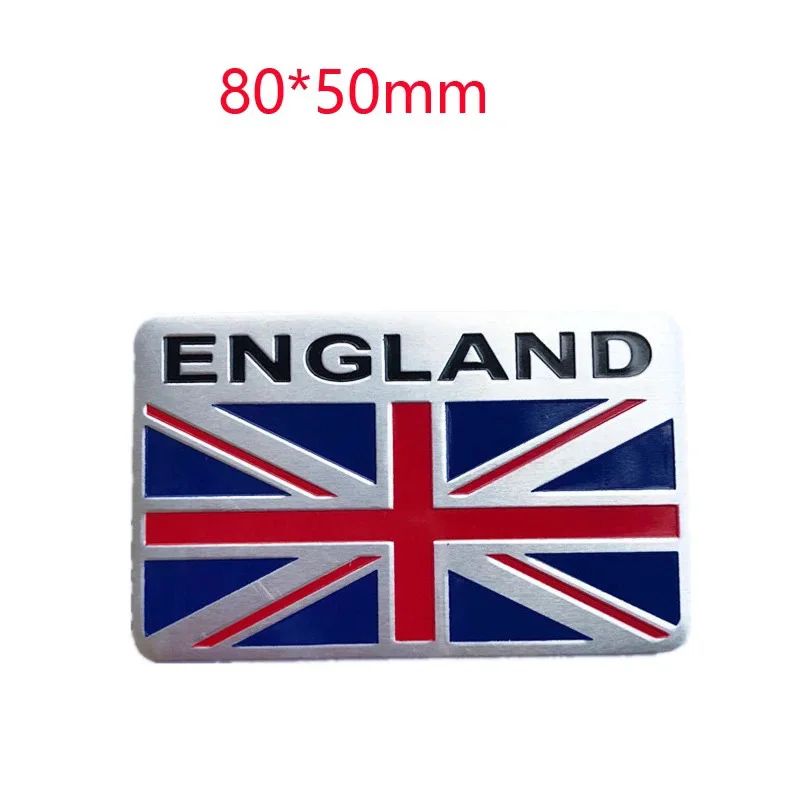 3D Aluminum Car UK United Kingdom ENGLAND National Flag Map Emblem ...