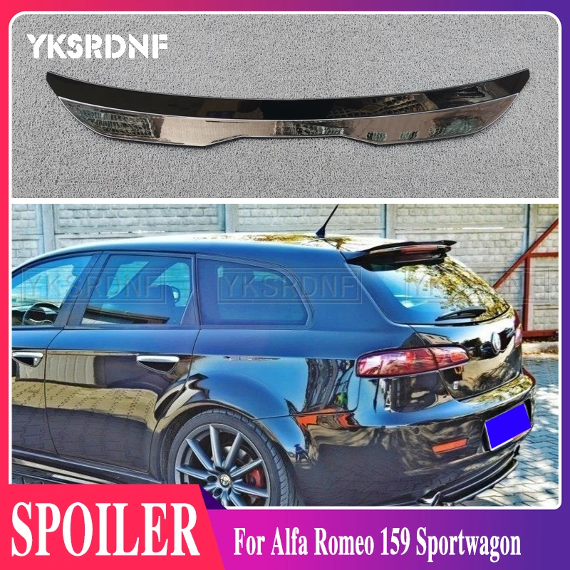 Mini-Spoiler-For-Alfa-Romeo-159-Sportwagon-2005-2011-Glossy-Black ...