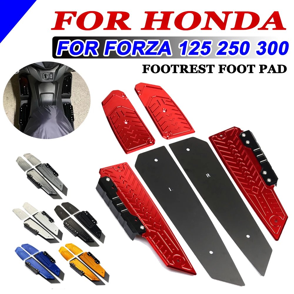 Motorcycle Footboard Steps Footrest Foot Pad Pedal Footrests Pads For ...