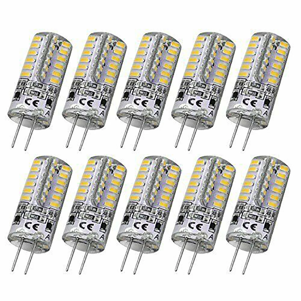 Bombilla Led G4 de 10 piezas, 2W, 3W, 5W, 9W, 10W, 12W, 15W, AC/DC12V/AC220V, 3014SMD, lámpara ...