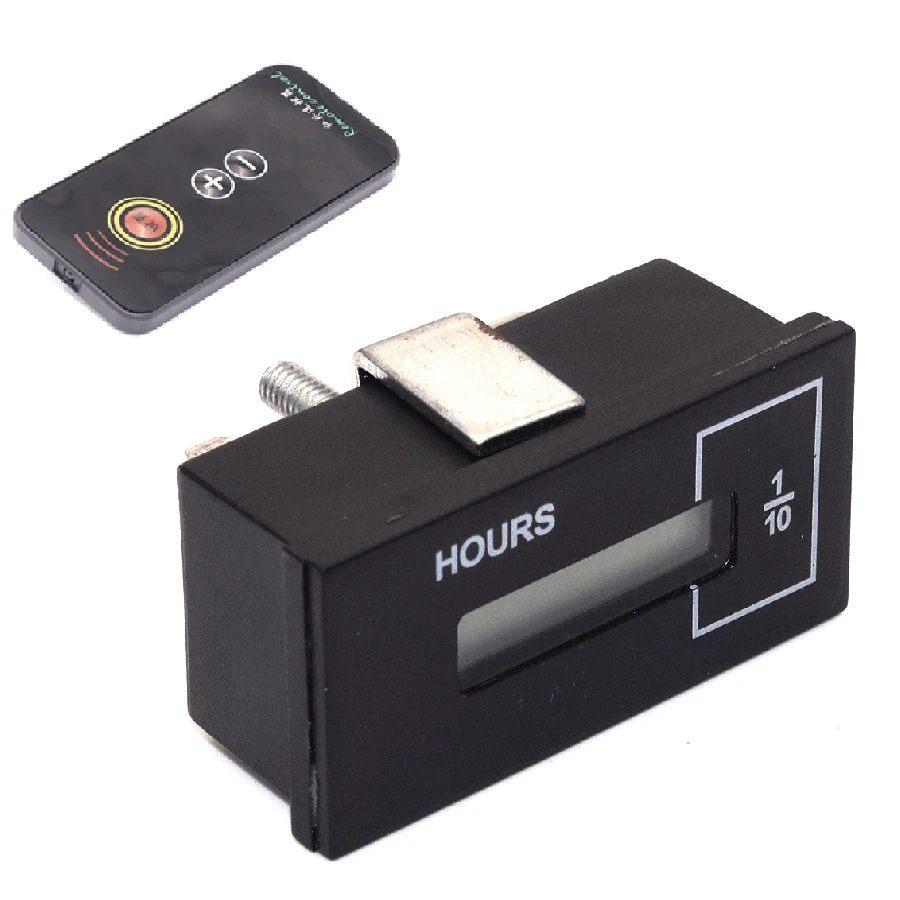 Excavator Timer Hour Meter Adjustable Time Remote Excavator Accessories With Remote Control For ...