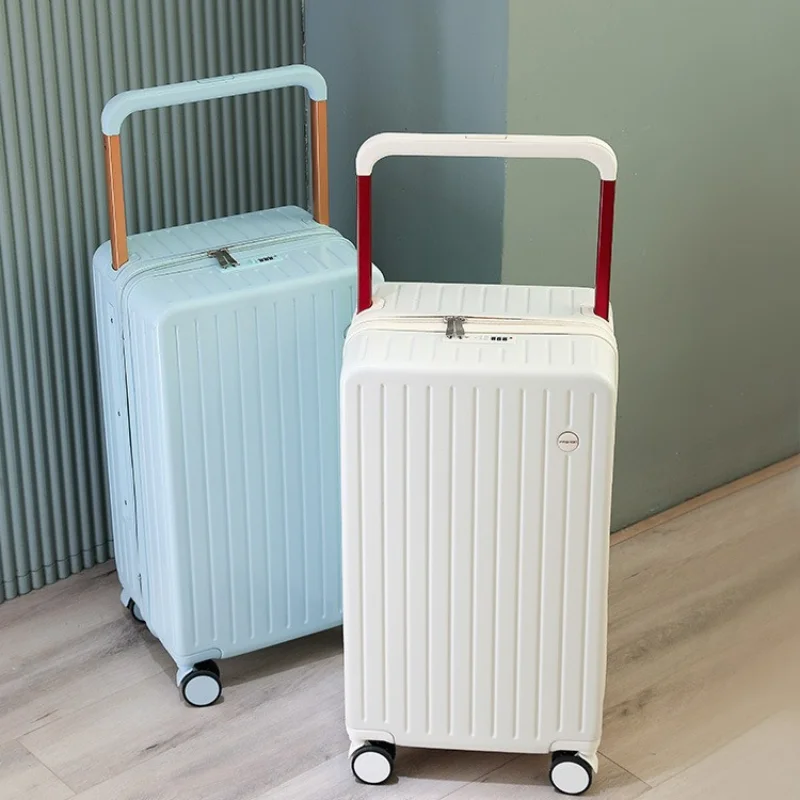 Large capacity Trolley luggage bag Wide tie rod lightweight luggage ...