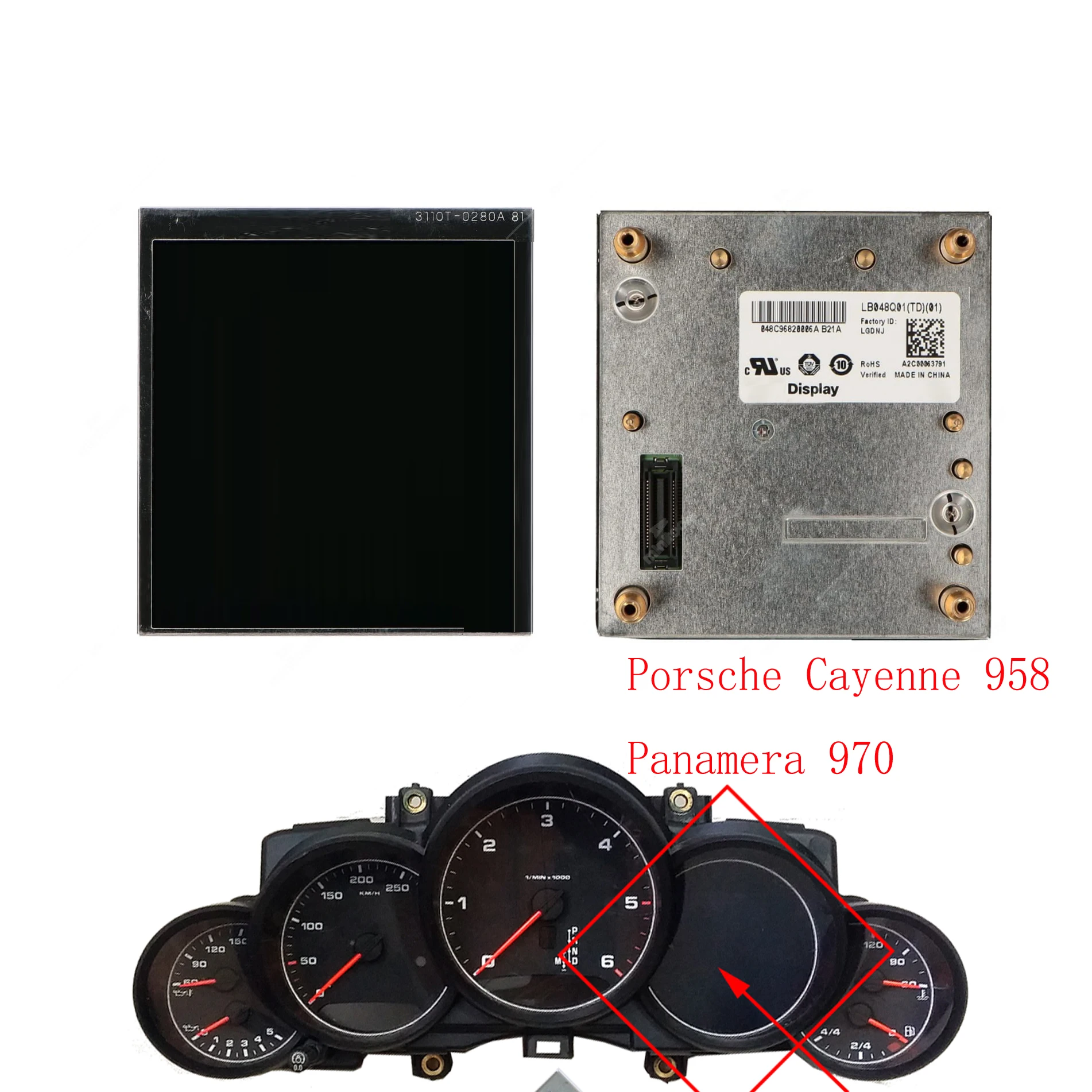 Dashboard-LCD-Replacement-For-Porsche-Cayenne-Panamera-Macan-Boxster ...