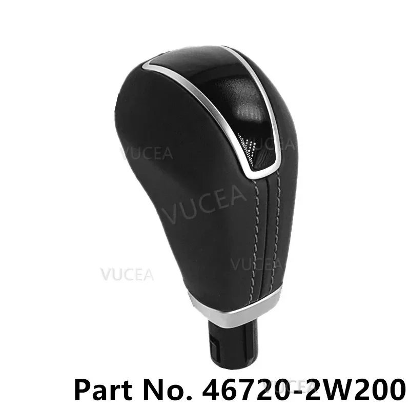 46720-2W200 Auto Leather Gear Shift Lever Knob For Hyundai Santa Fe DM ...