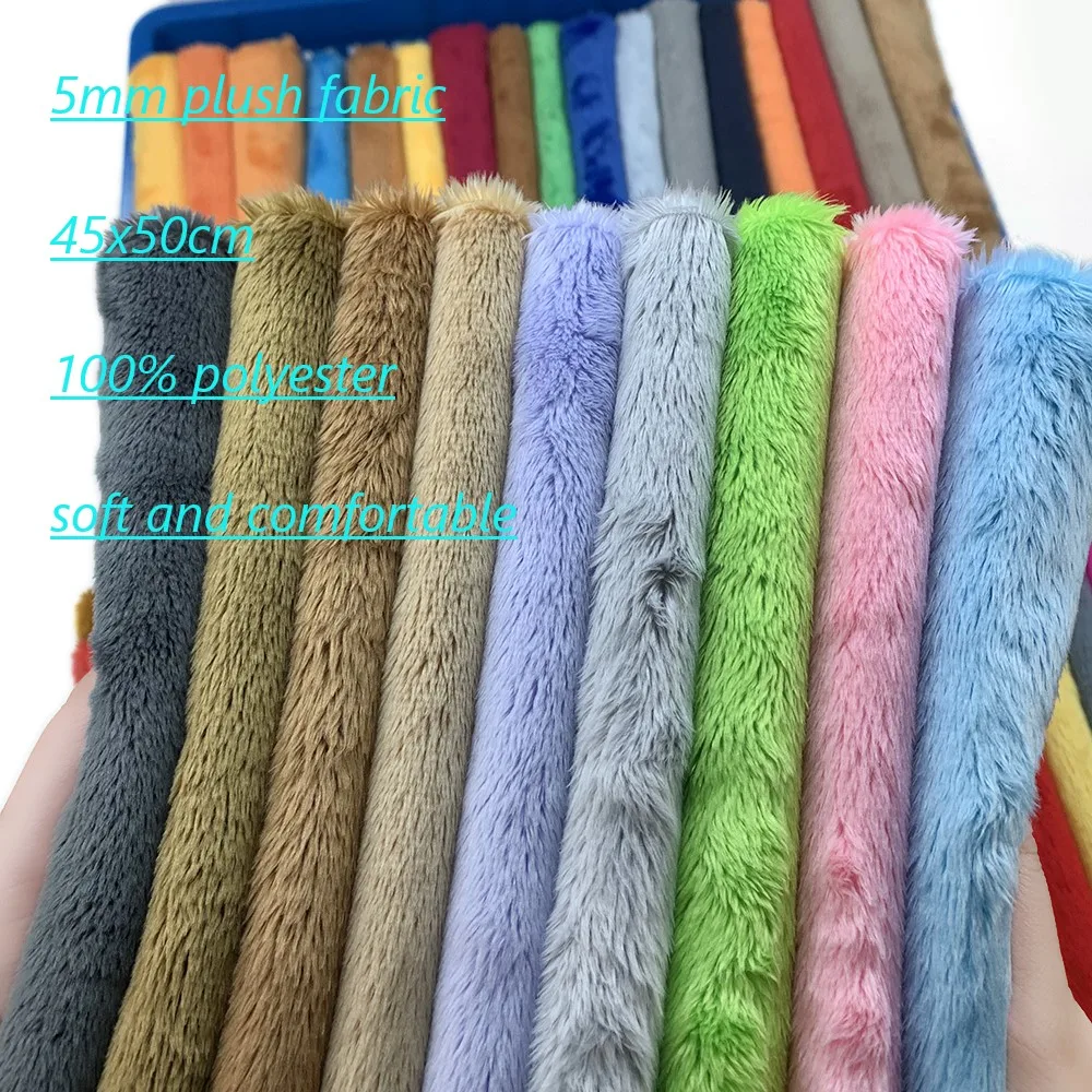 New-5mm-Soft-And-Warm-Plush-Fabric-By-The-Meter-100-Polyester ...
