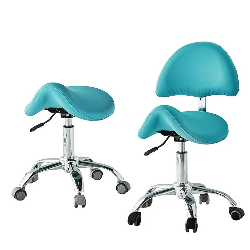 Rotating-Backrest-Beauty-Stool-Dining-Chair-Dressing-Cafe-Dentist-Bar ...