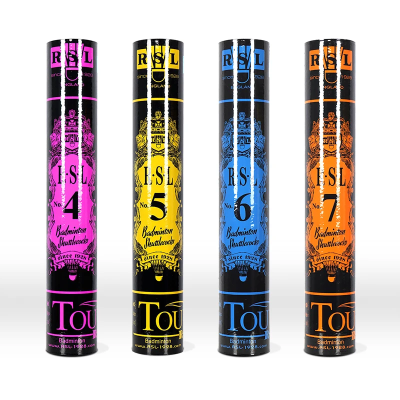 Genuine Rsl No.4 No.5 No.6 No.7 Shuttlecocks Badminton Shuttle Duck ...