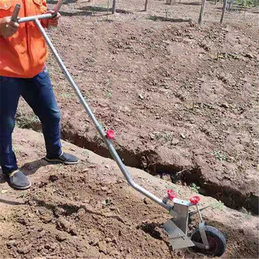 Manual Hand Plough/Plow Furrowing Plow Hand Pulling Plow Garden Tools ...