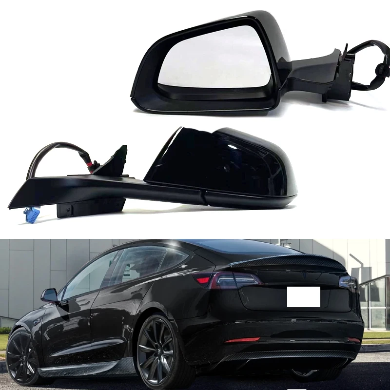 Rear-View-Reversing-Mirror-Assembly-For-Tesla-Model-3-2017-2020-Side ...