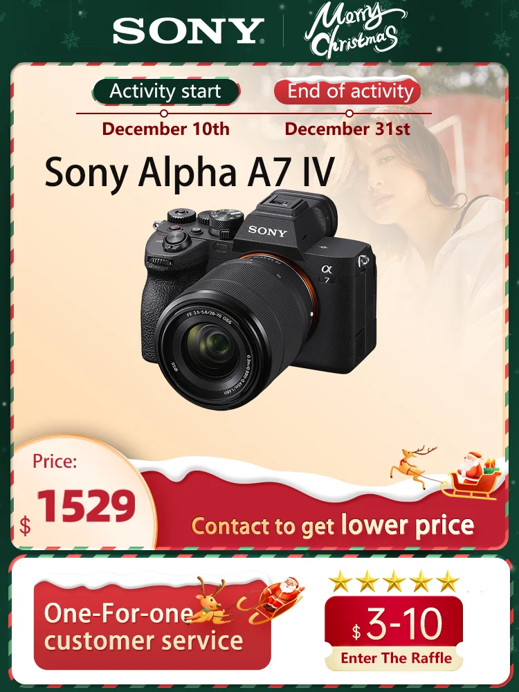 Sony Alpha A7 IV A7M4 Full Frame Mirrorless 5 Axis Image Stabilizer Professional Photography ...